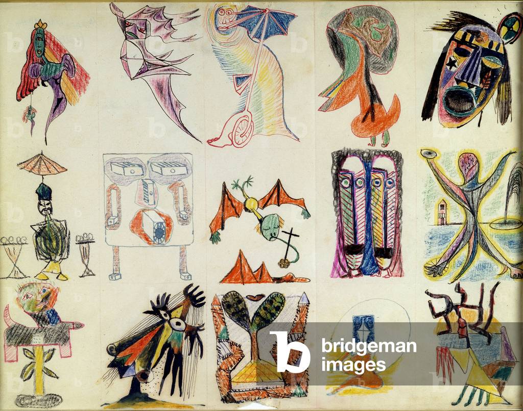 Andre Breton Drawings