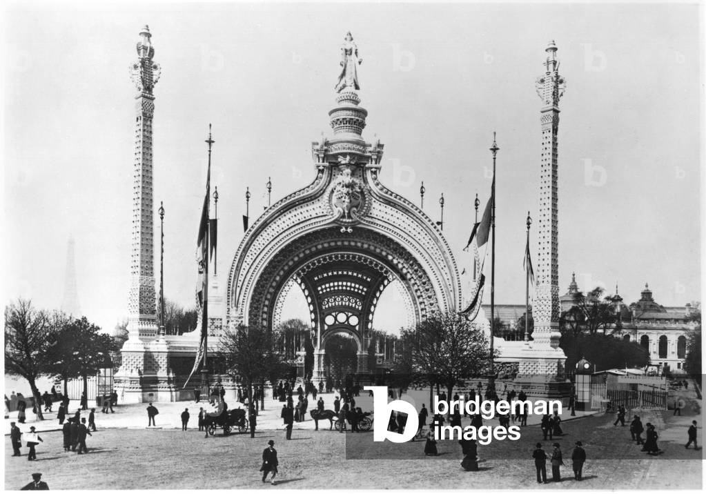 Image of The Monumental Entrance at the Place de la Concorde at by ...