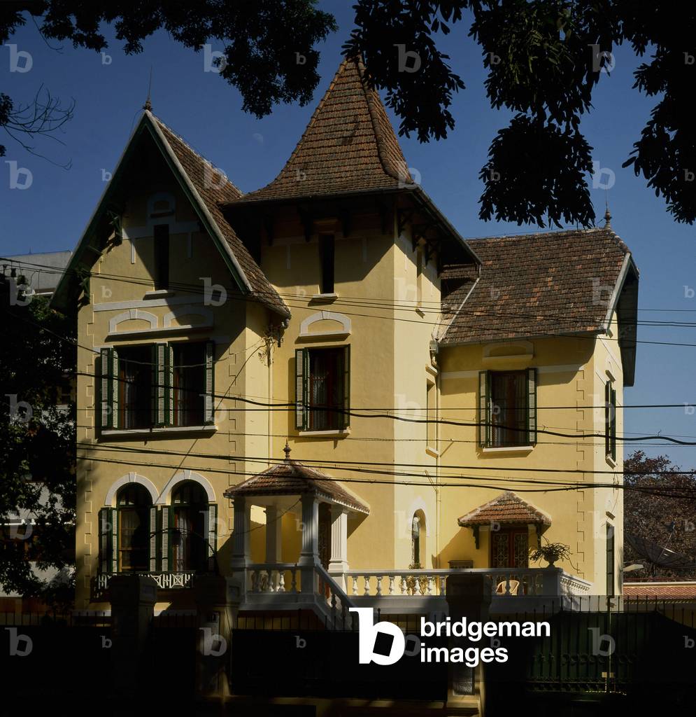 Image of Colonial architecture in Vietnam: “Neo regional” style villa ...