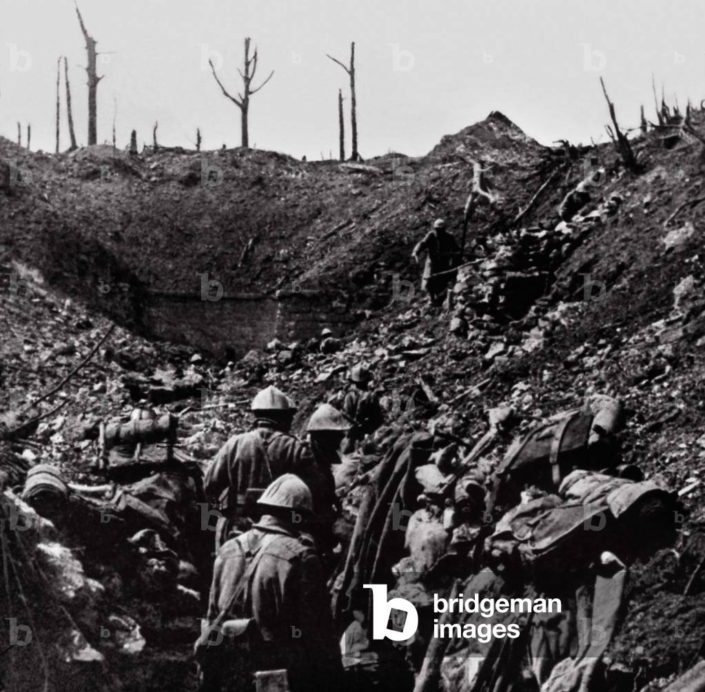Image of First World War, daily life of French Armee soldiers in by ...