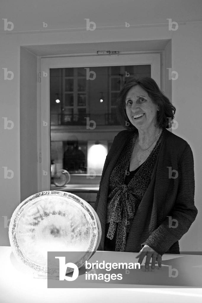 Image of Portrait of Edmee Delsol, French glassmaker. Opening of the ...