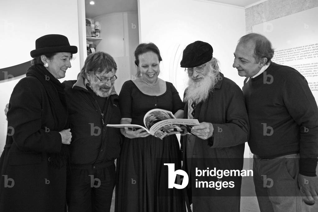 Image of Chantal Thomas d'Hoste, French harpist, Carlos Cruz Diez ...