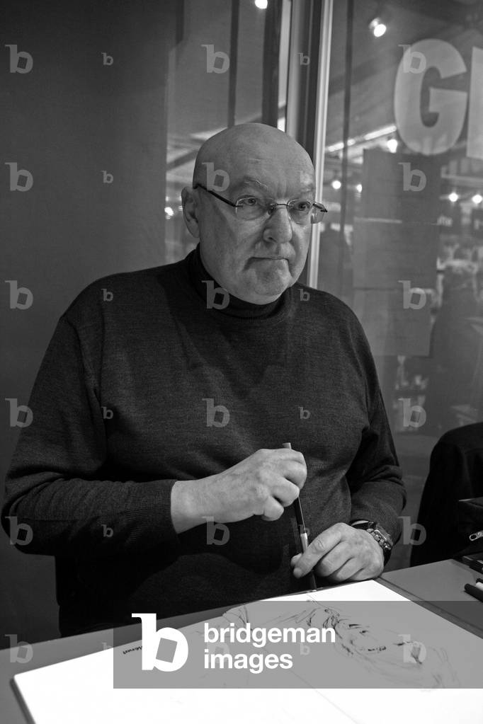 Image of Portrait of Daniel Hulet, Belgian cartoonist. 36th Angouleme ...