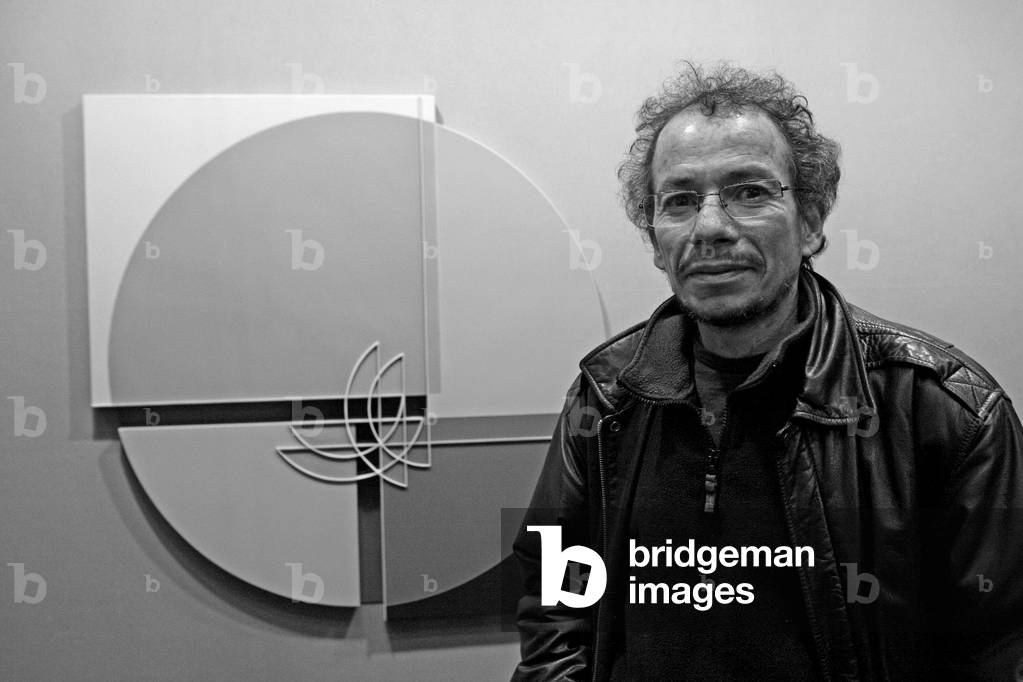 Image of Portrait of Octavio Herrera, Venezuelan artist. Opening of the Art