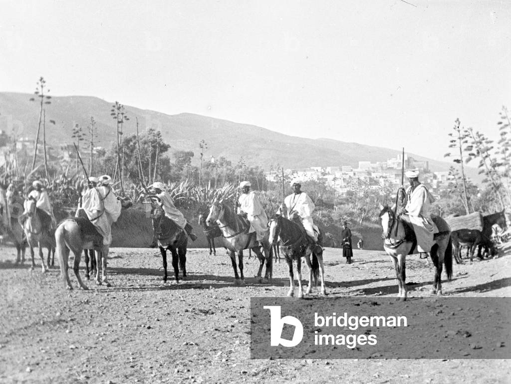 Image of Morocco, Gharb-Chrarda-Beni Hssen, Mechra Bel Ksiri: Warriors ...