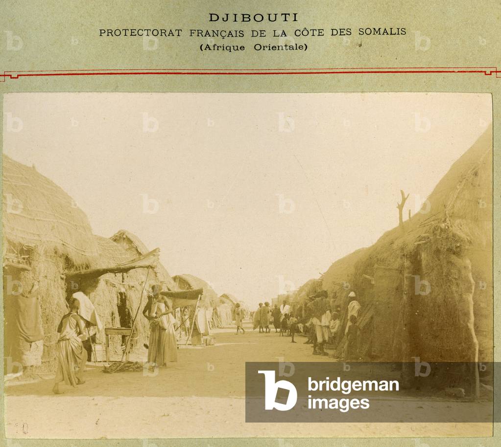 Image of Africa (Somalis Cote), Djibouti: Large lively street of a village