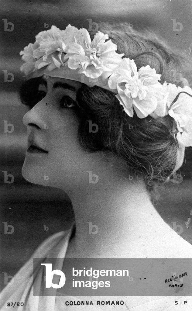 Image of France: portrait of actress Colonna Romano (Colonna-Romano), 1903