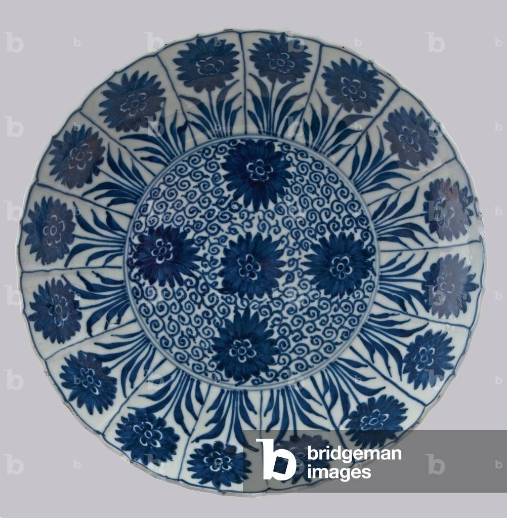 Image of Aster pattern plate, late 17th to early 18th century ...