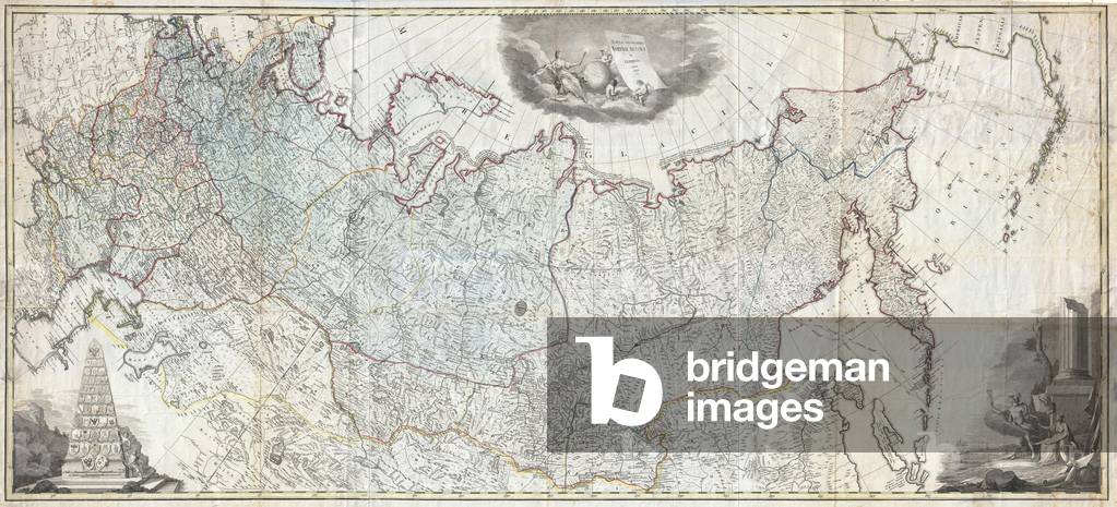 Image of 1787, Wall Map of the Russian Empire
