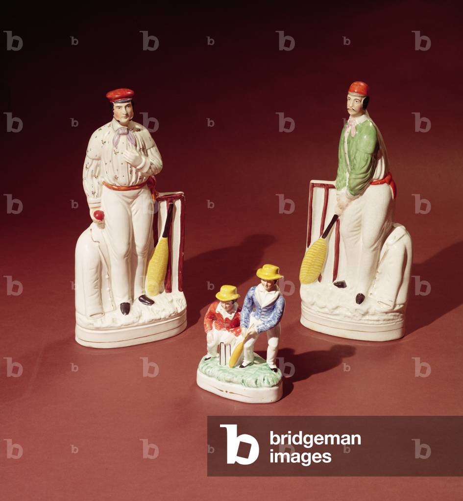 Image of Staffordshire Pottery Figures representing George Parr and ...