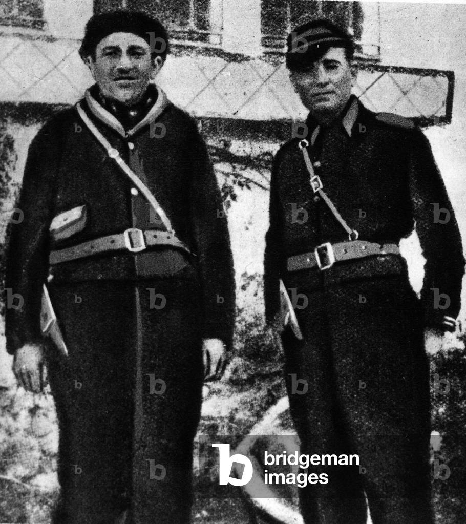 Guerre d'Espagne 1936-1939: Randolfo Pacciardi (1899-1991) (a droite ...