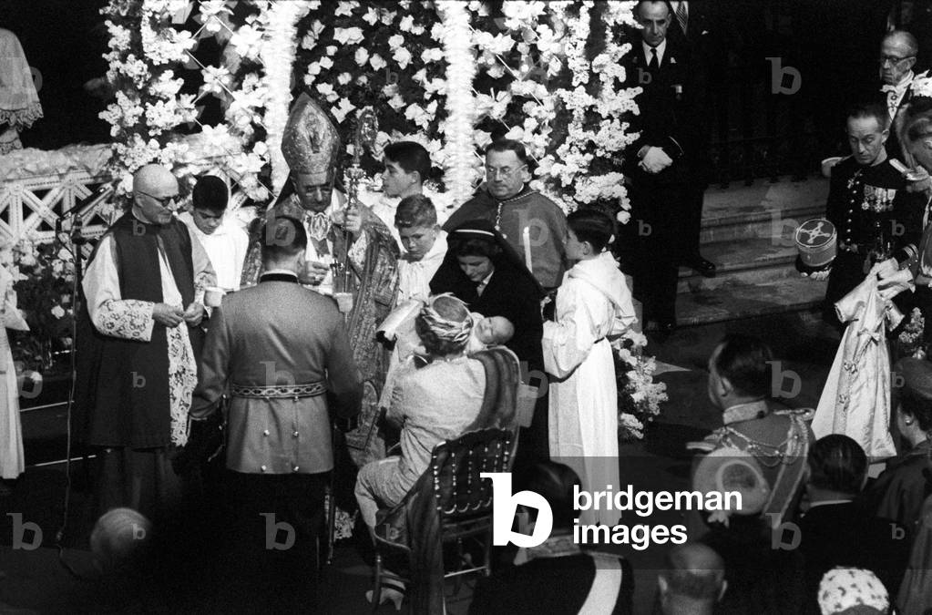 Image of Duke of Valentinois Pierre de Polignac and his wife, Princess