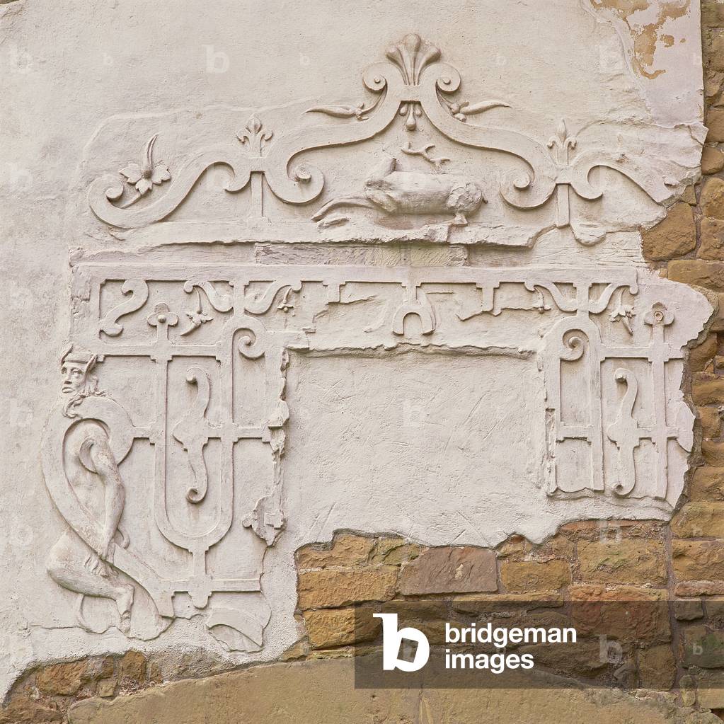 Image of Detail of the carved decoration (plaster)