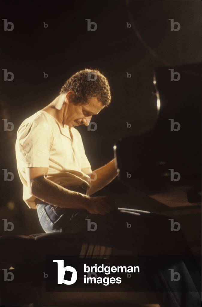Rome 1983 American pianist Keith Jarrett/Roma 1983 Il pianista Keith ...