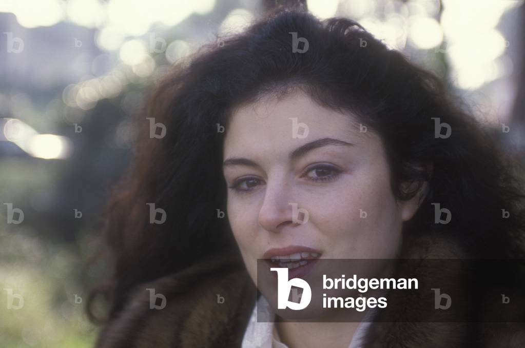 Image of Fregene, Rome, 1991. Italian opera singer Anna Caterina ...