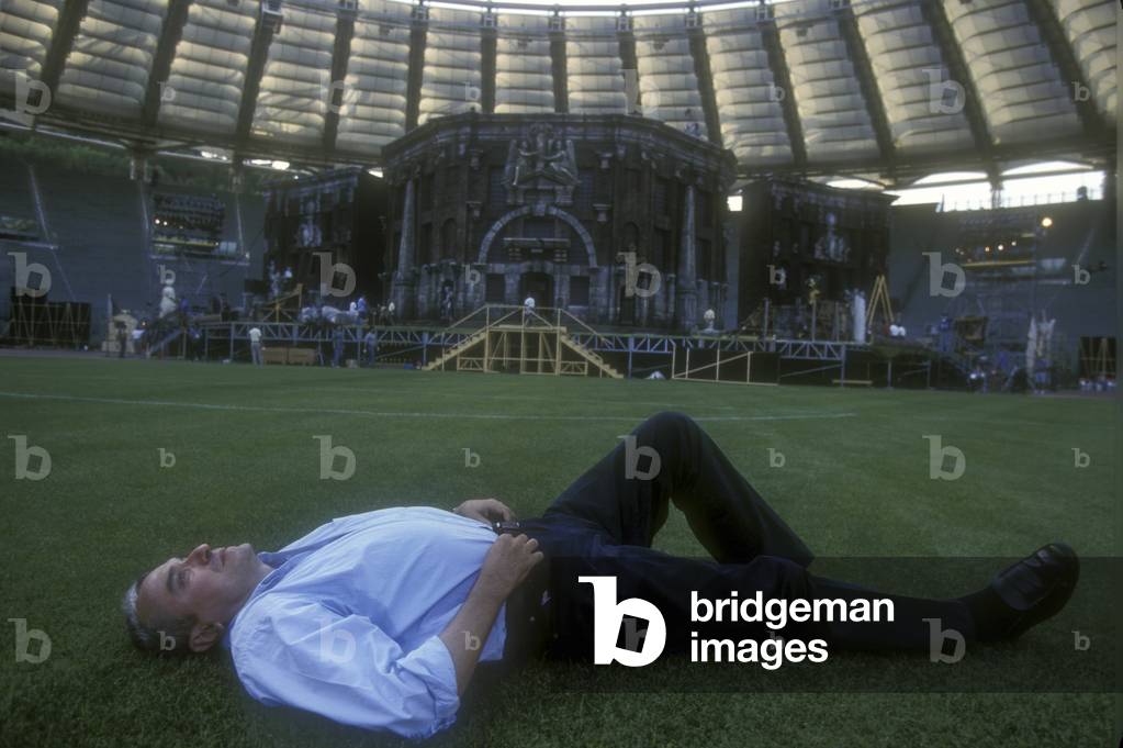 Image of Rome, Olympic Stadium 1998. Bas-baritone opera singer Ruggero ...