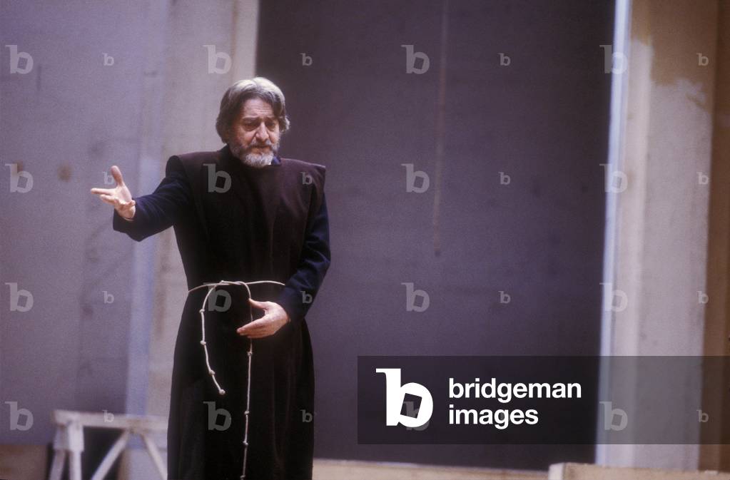 Image of Rome, 1984. Actor Franco Parenti in “” I promessi sposi