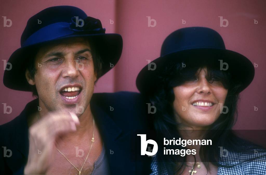 Image of Venice Lido, Venice Film Festival 1988. Italian pop singer Adriano
