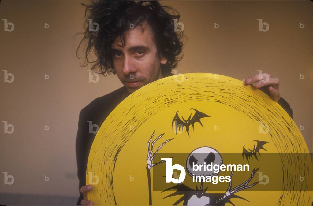 Image of American director Tim Burton, at the festival as producer and