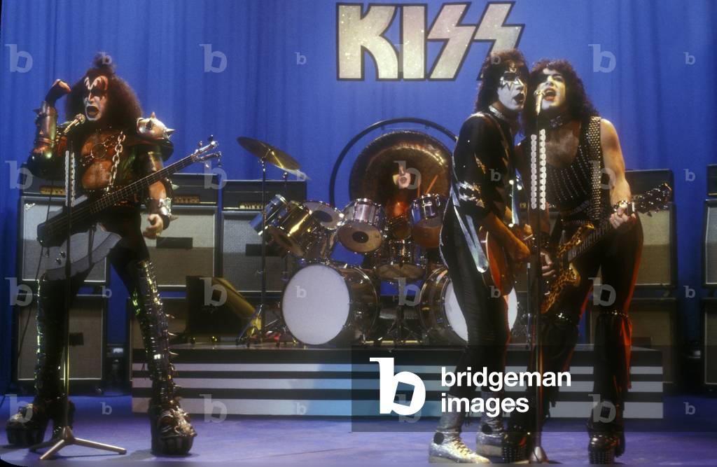 Kiss in concert, Rome,1980 (photo) by