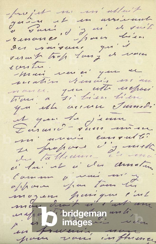 Image of Letter from Claude Monet to Berthe Morisot, 1888 (pen & by ...