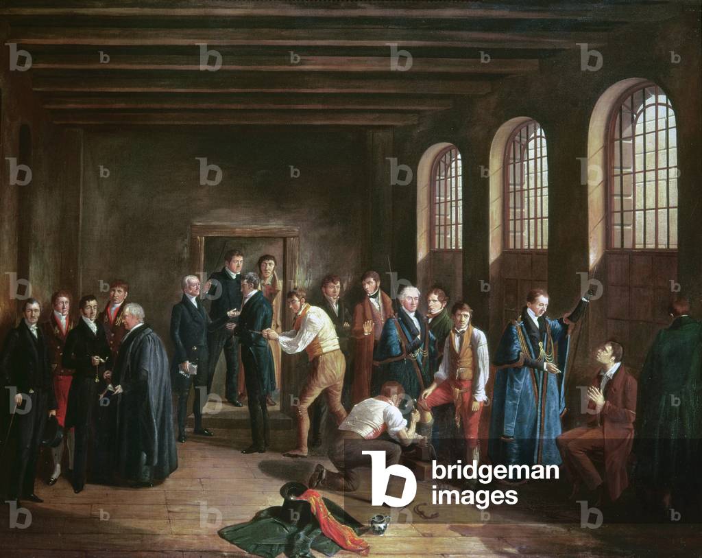 Image of The Upper Condemned Cell at Newgate Prison, London, on the by ...