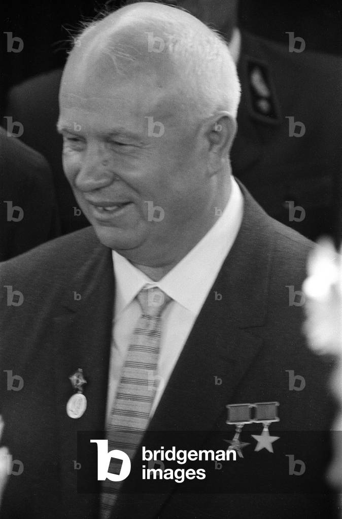 Soviet Premier Nikita Khrushchev at the Vienna Summit, 4th June 1961 (b ...