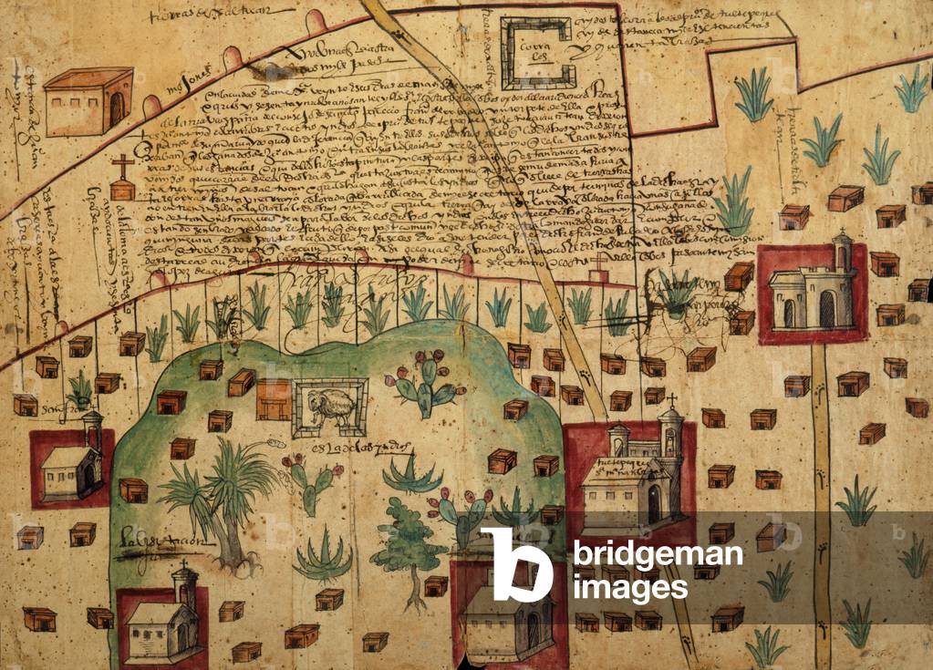 Image of Ayer MS 1801 Map 1: Map of lands in the by Spanish School ...