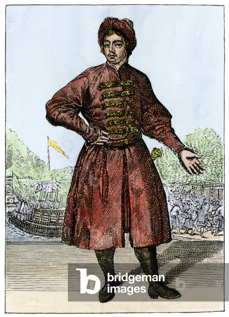 Image of Tsar Peter I the Great (in the clothes he wore