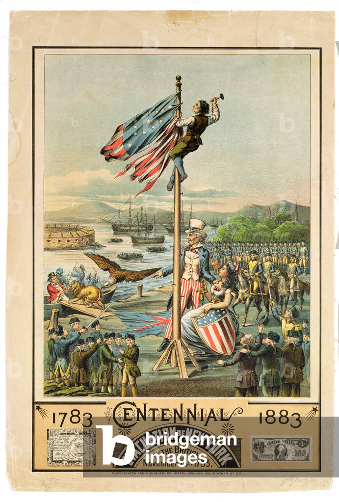 Image of Poster advertising 'the Centennial of the Evacuation of New ...