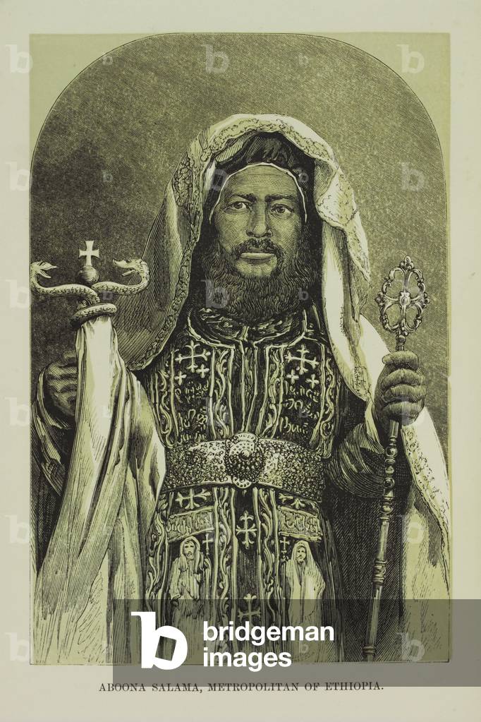 Image of Aboona Salama, Metropolitan of Ethiopia, from 'Wanderings ...