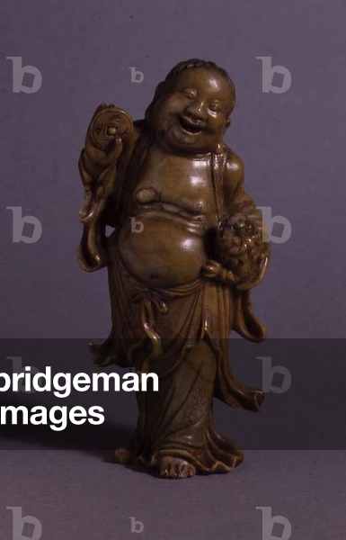 Image of Laughing Figure of Liu Hai, with a three legged toad by ...