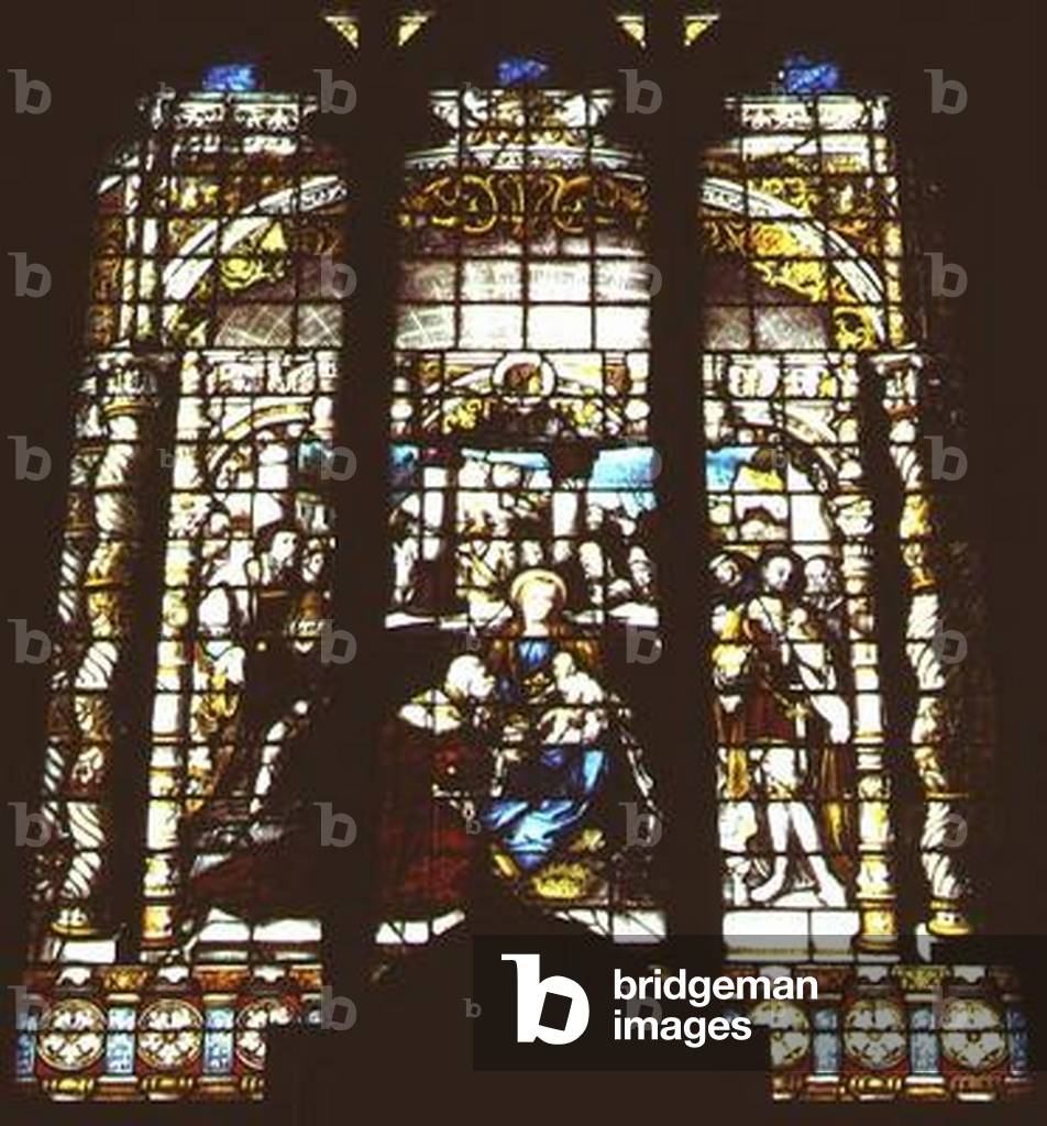 Adoration of the Magi (stained glass)
