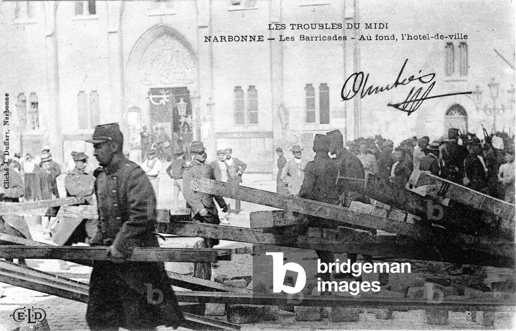 Image of Winemakers revolt 1907: events of 19 and 20 June in