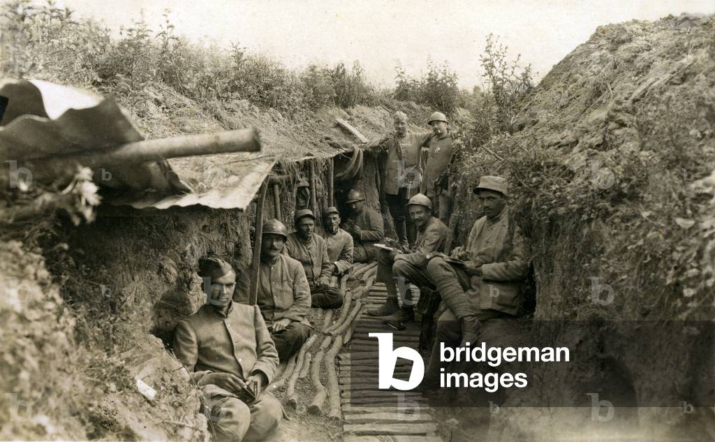 Image of First World War 1914-1918 (1914, 1918, 14-18): group of French