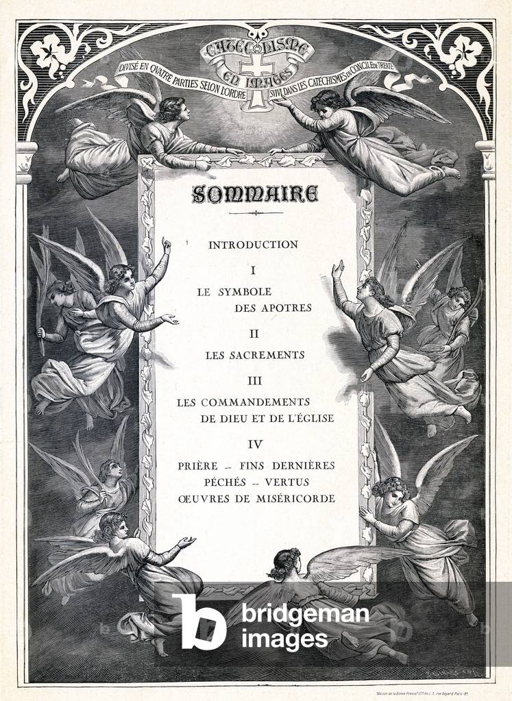 Illustrated summary of the Catechisme en images published for the first ...