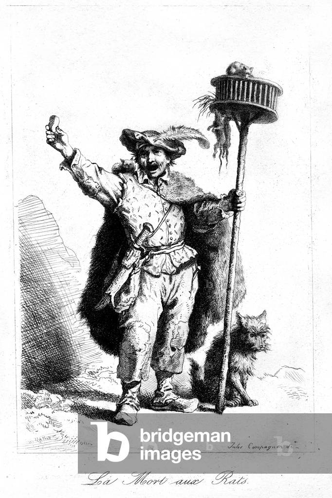 Image of Small metier: peddler - dead man to rats with his