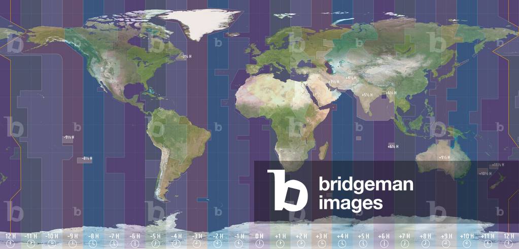 Image of Earth - Time zones - Earth - Time zones