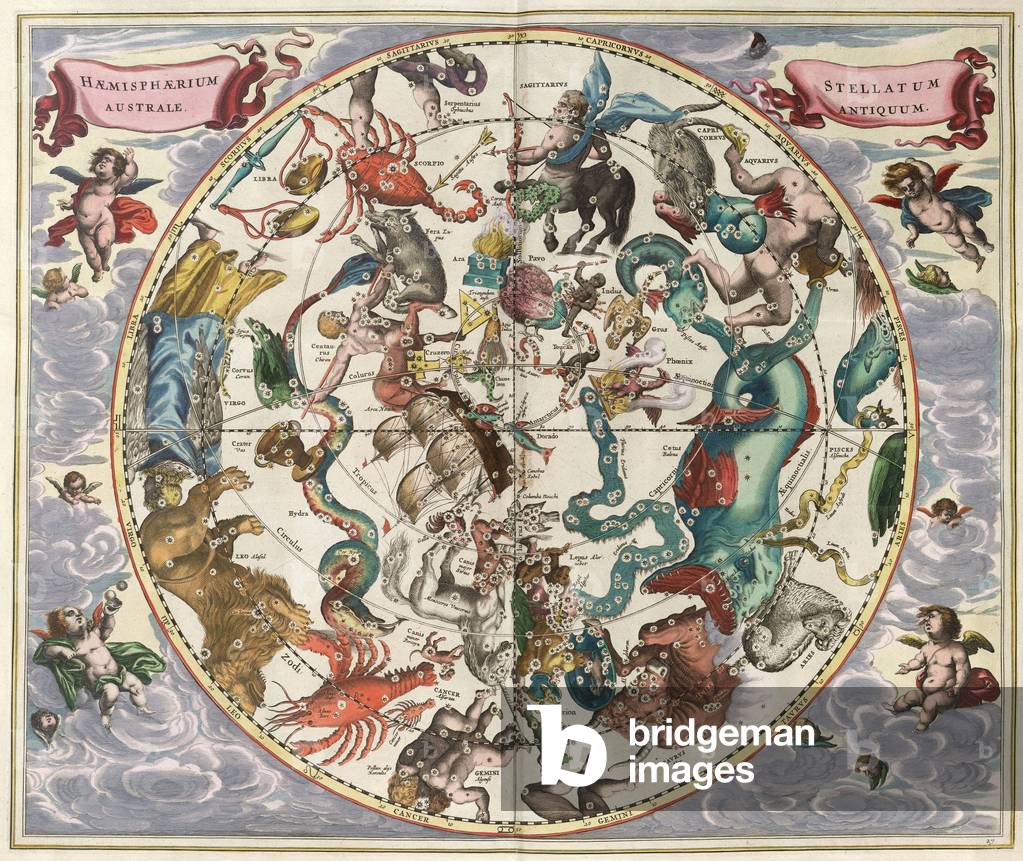 Image of Southern Constellations - Southern Constellations - Map of the sky