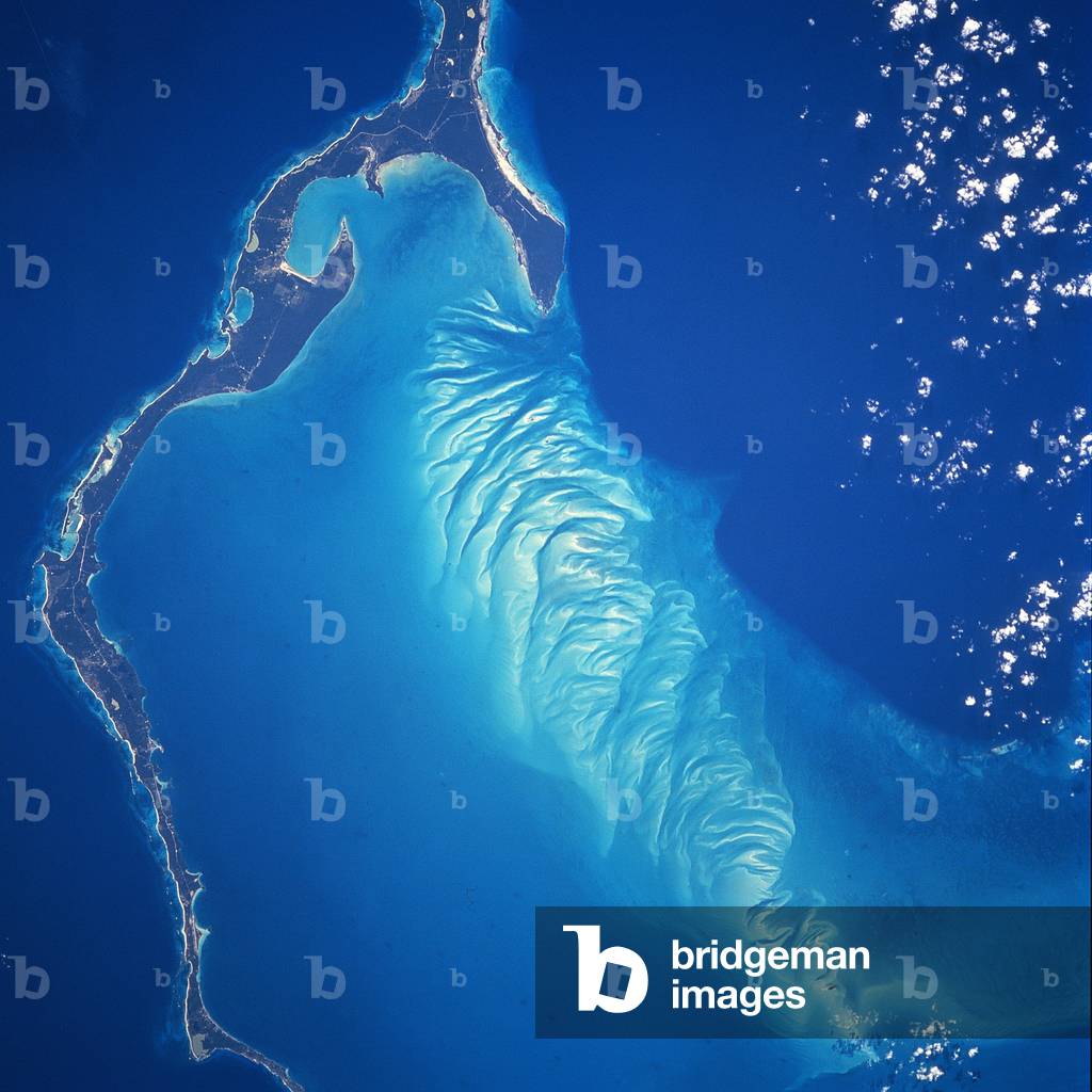 Image of Bahamas, Eleuthera Island from the Space Shuttle - 01