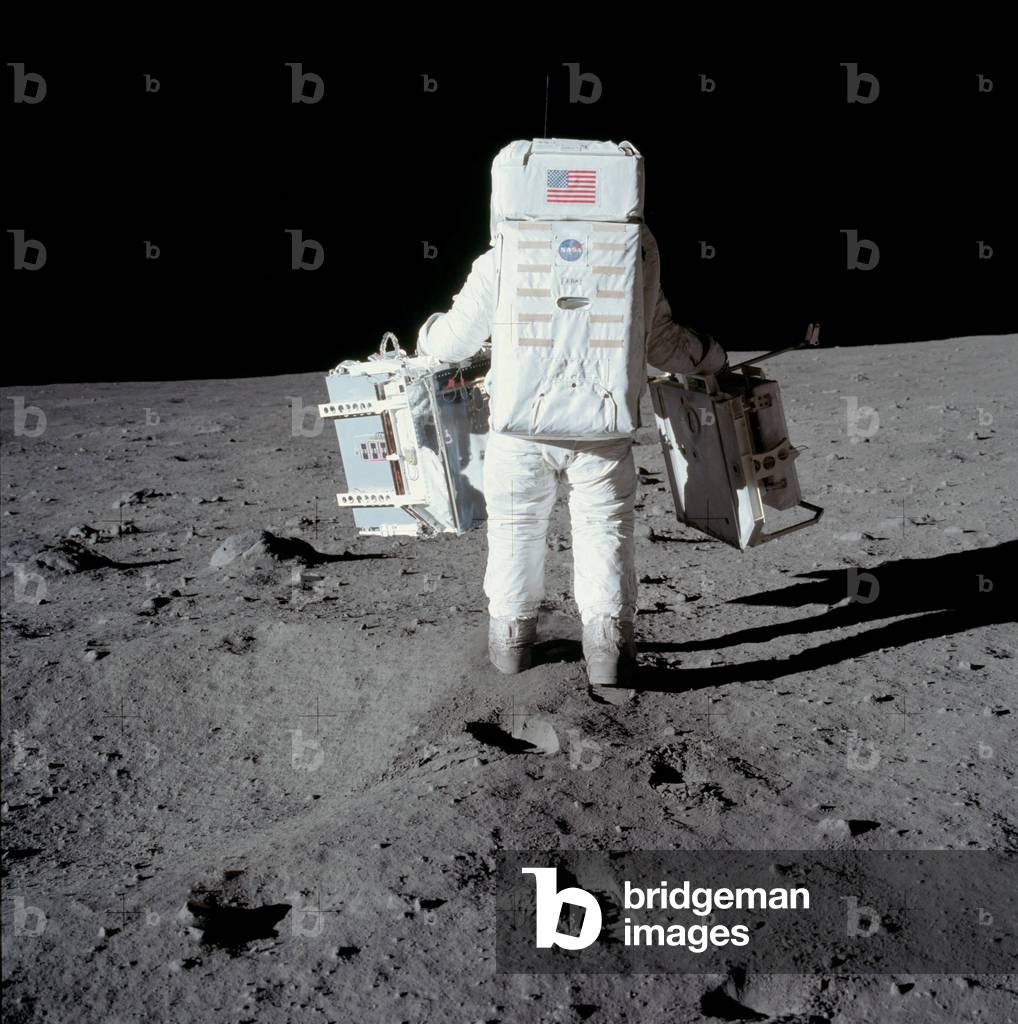 Image of Apollo 11: E. Aldrin on the Moon 07/1969 - Apollo