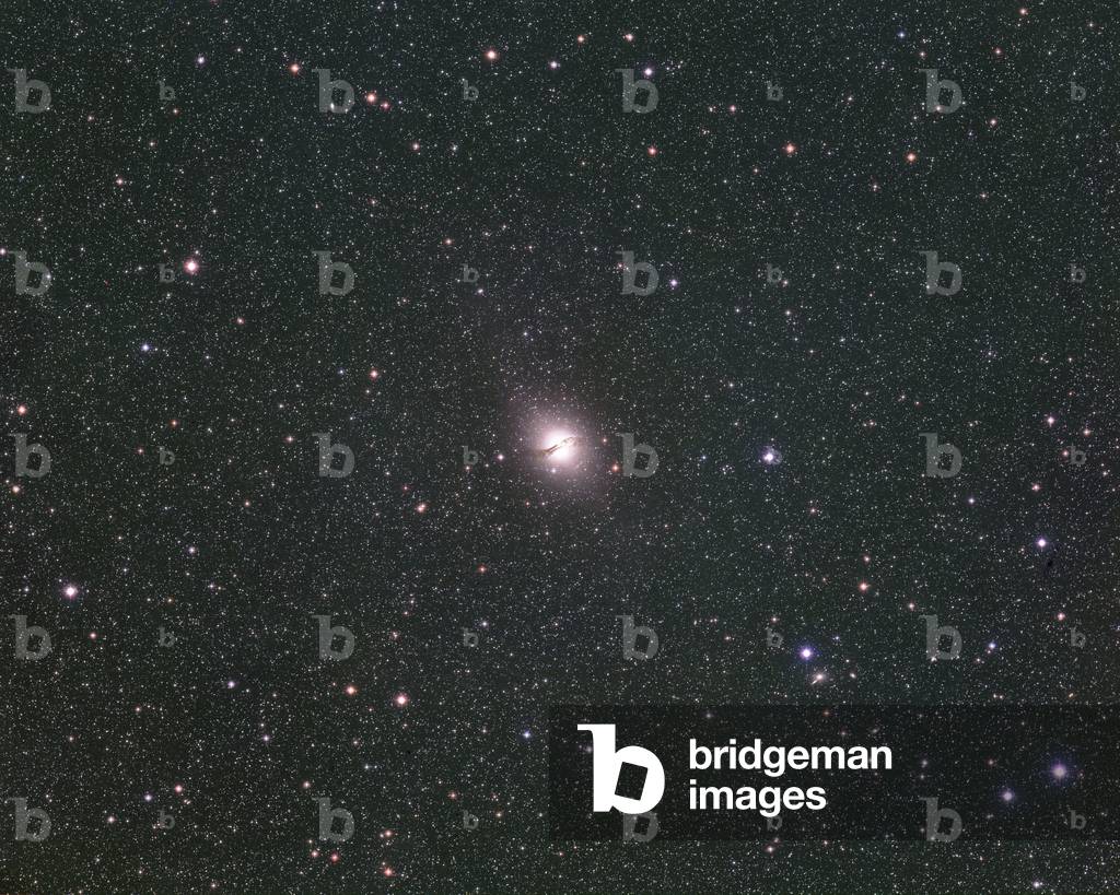 Image of Elliptical galaxy Centaurus A (NGC 5128) in the Centaurus