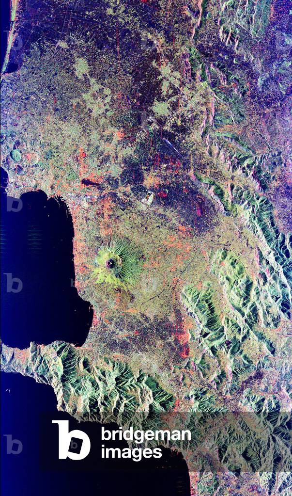 Image of The Vesuve seen at Radar - 15/04/1994 Mt. Vesuvius, one