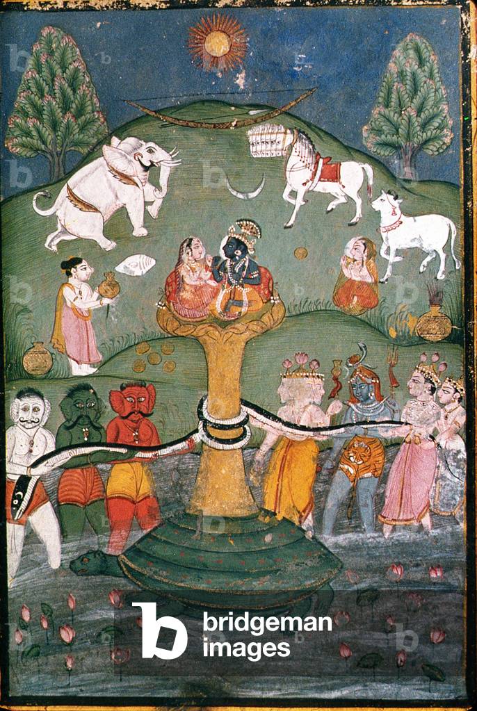 Image of The Second Incarnation of Vishnu as Kurma 'The Tortoise': The ...
