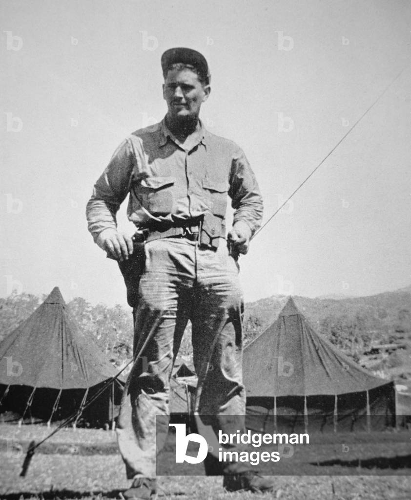 Image of Captain Joe Foss, 1942 (b/w photo)
