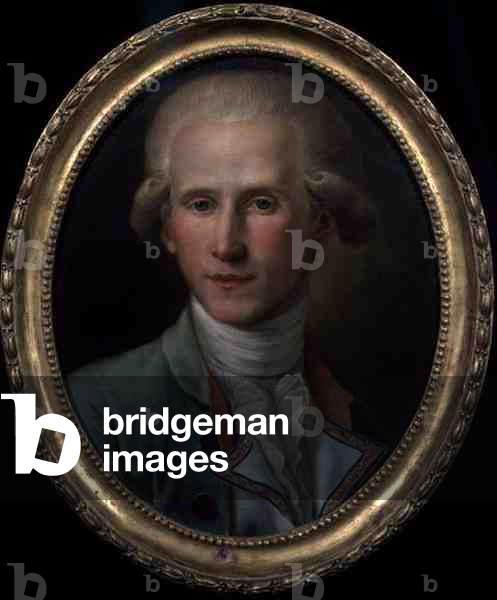 Image of Portrait of Mr Hodgetts (oil on panel) by Landi, Gaspare (1756 ...
