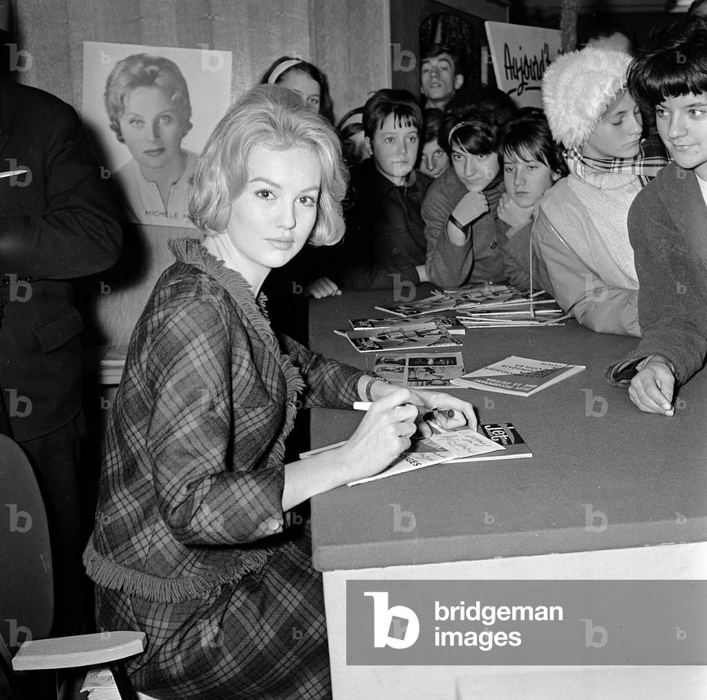 Image of Actress Mylene Demongeot (Nee in 1936) during a session dedicated