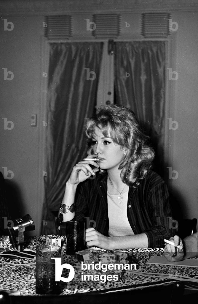 Image of French actress Mylene Demongeot (Nee in 1936) in 1960.