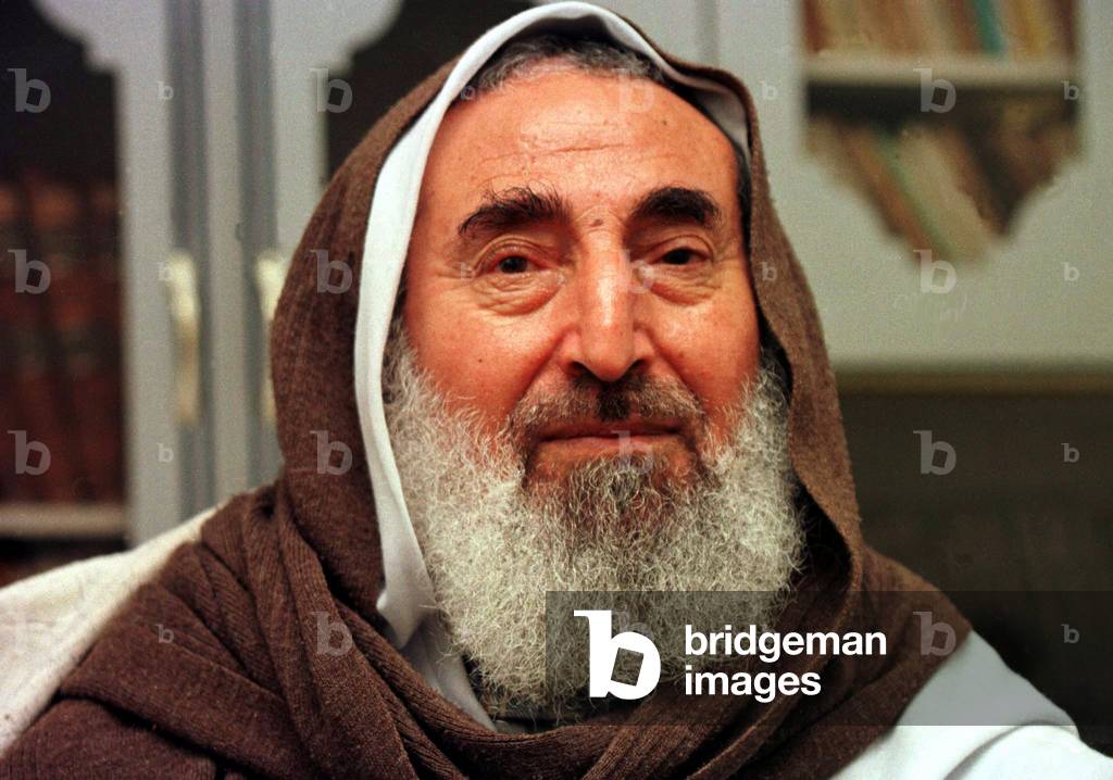 Image of SHEIKH AHMED YASSIN IN INTERVIEW IN GAZA STRIP, 1998-01-14 (photo)