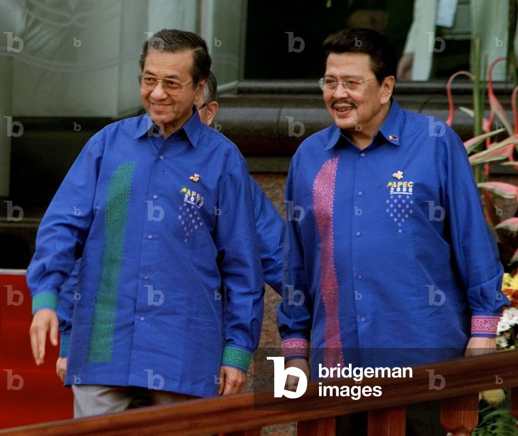 Image of PRESIDENT OF PHILIPPINES AND PM OF MALAYSIA LEADERS, 2000-11 ...